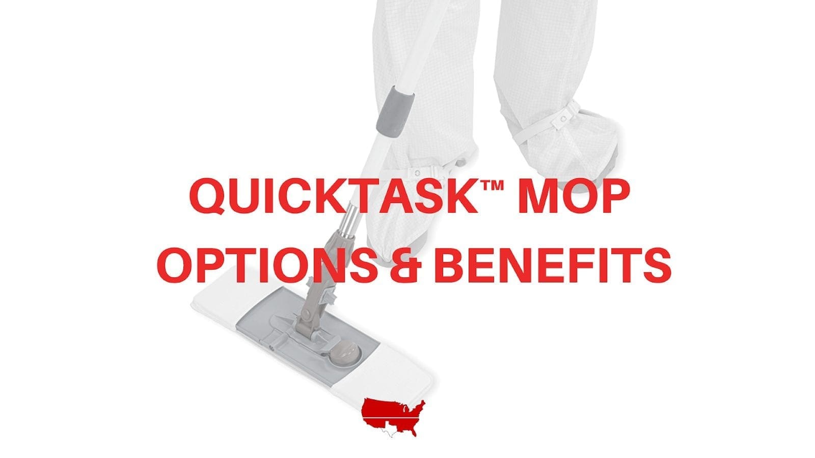 QuickTask™ Mop Options and Benefits | Cleanroom Mops