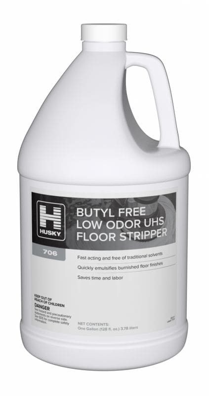 Husky 706 Butyl Free Low Odor UHS Floor Stripper | No Residue | Efficient